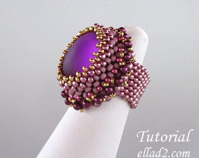Flange Ring Beading TUTORIAL - Etsy Canada