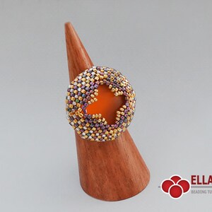 Tutorial Alisia Ring-beading Pattern,beading Tutorial,ellad2 - Etsy