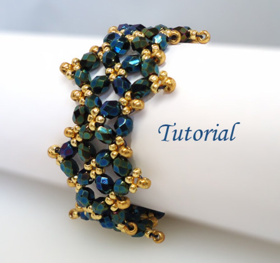 Tutorial Lucie Bracelet - Beading Pattern PDF - Etsy