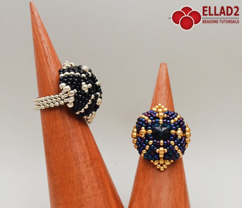 Tutorial Lava Ring Beading Tutorial Instant Download - Etsy