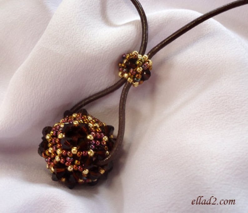 Tutorial Cubico Pendant Beading Tutorial PDF - Etsy