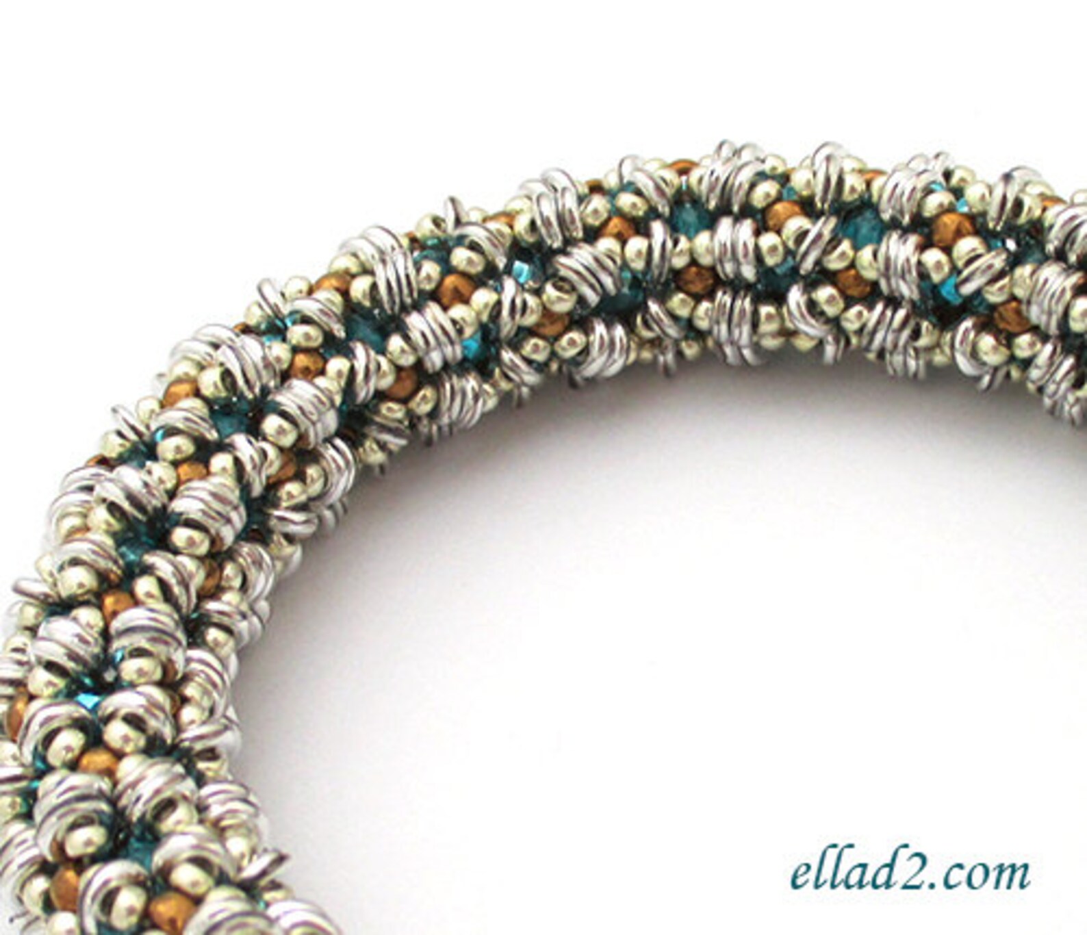 Tutorial O-bracelet - Beading Pattern, Instant Download, PDF, Jewelry ...