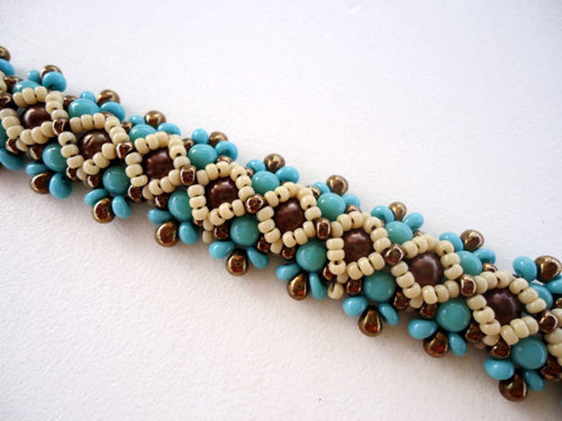 Tutorial Ojo Bracelet - Instant Download, Beading Tutorials PDF - Etsy
