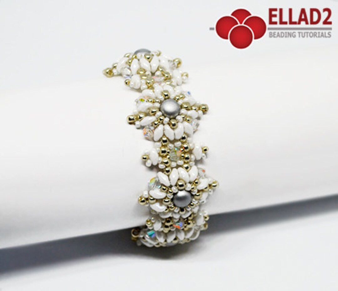 Tutorial Palla Bracelet - Beading Tutorial, Beading Pattern, Instant ...