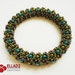 Tutorial Joyful Netted Bangle - Beading Pattern Bracelet PDF - Etsy