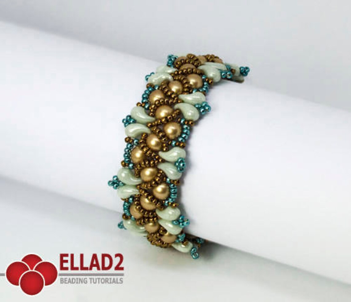 Tutorial Wave Bracelet Beading Tutorial Beading Pattern | Etsy