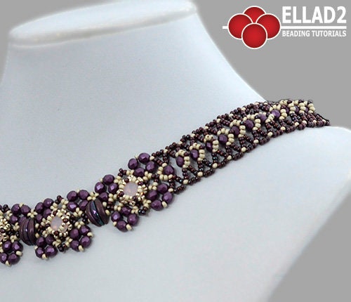 Tutorial Katja Necklace Beading Tutorial Beading Pattern - Etsy