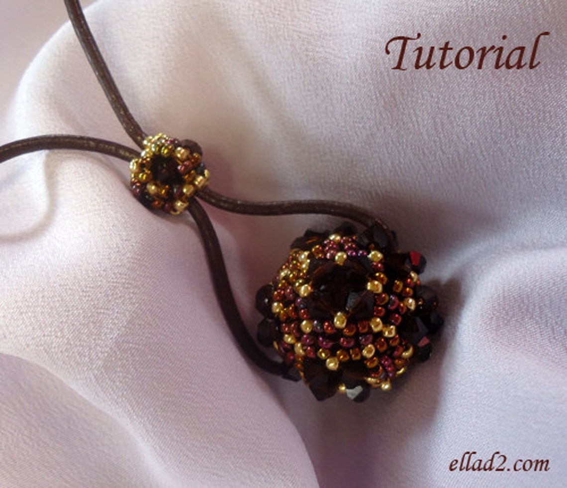 Tutorial Cubico Pendant Beading Tutorial PDF - Etsy