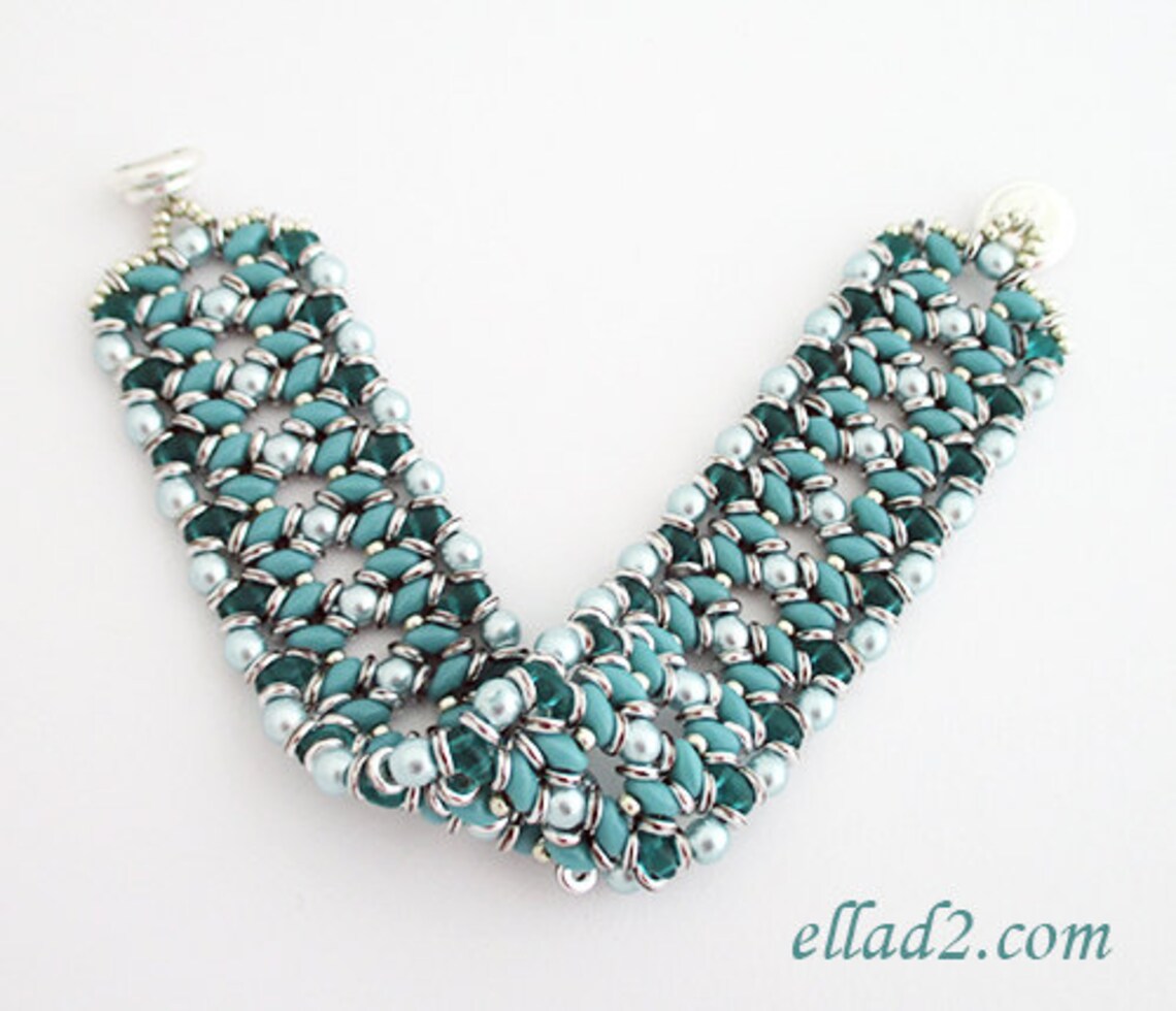 Tutorial O-duo Bracelet - Beading Pattern, Instant Download, PDF ...