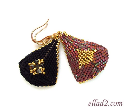 Tutorial Triangular Drop Earrings Instant Download - Etsy