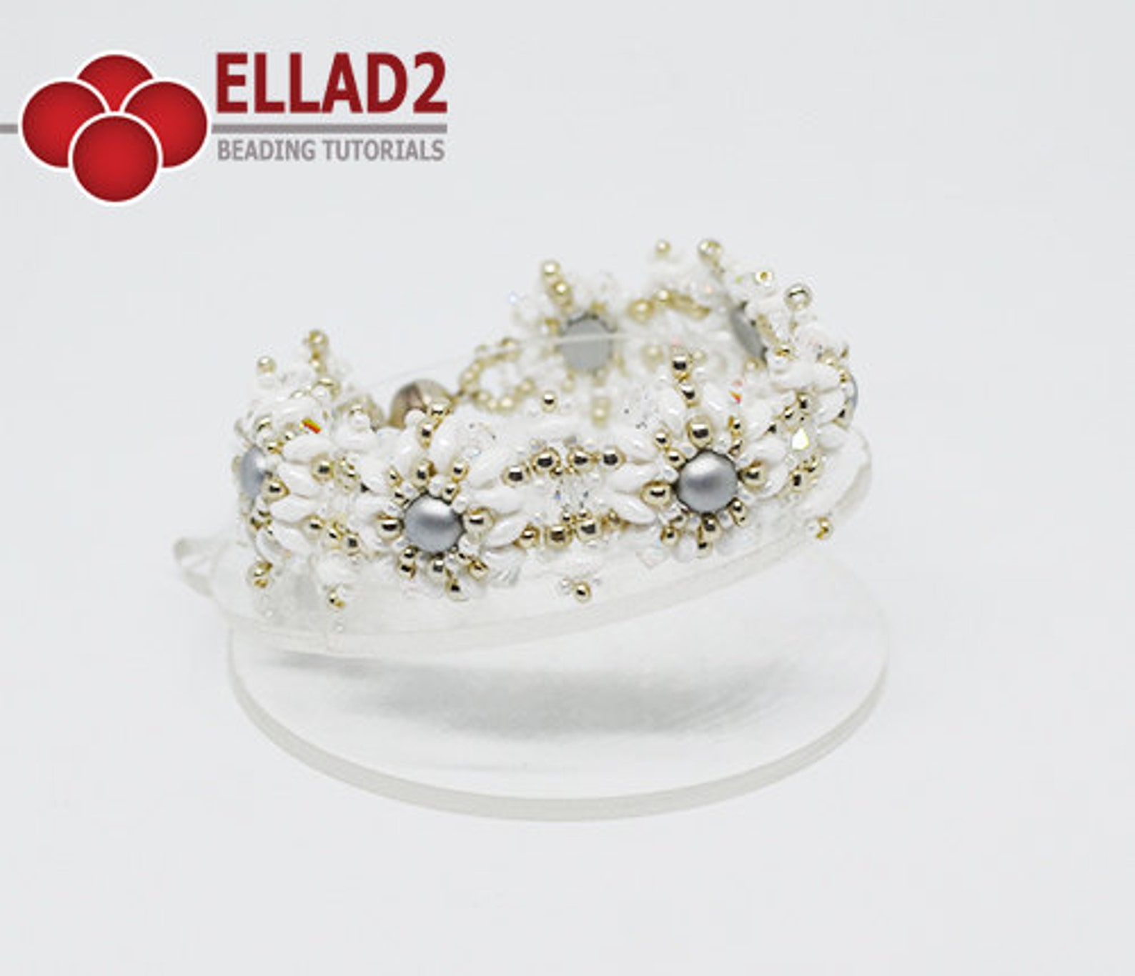 Tutorial Palla Bracelet - Beading Tutorial, Beading Pattern, Instant ...