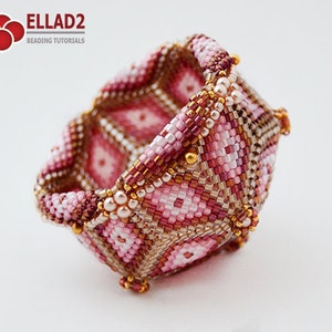 Tutorial Beaded Bowl - Beading Tutorial, Beading Pattern, Beaded Bowl ...