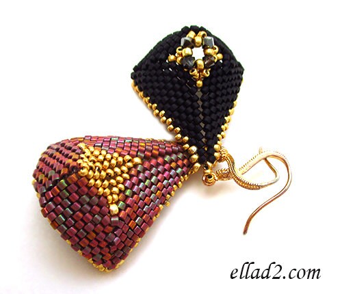 Tutorial Triangular Drop Earrings Instant Download - Etsy