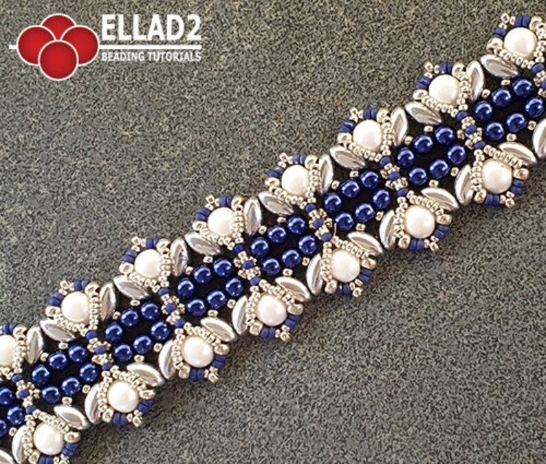 Tutorial Iris Bracelet Beading Tutorial Instant Download | Etsy