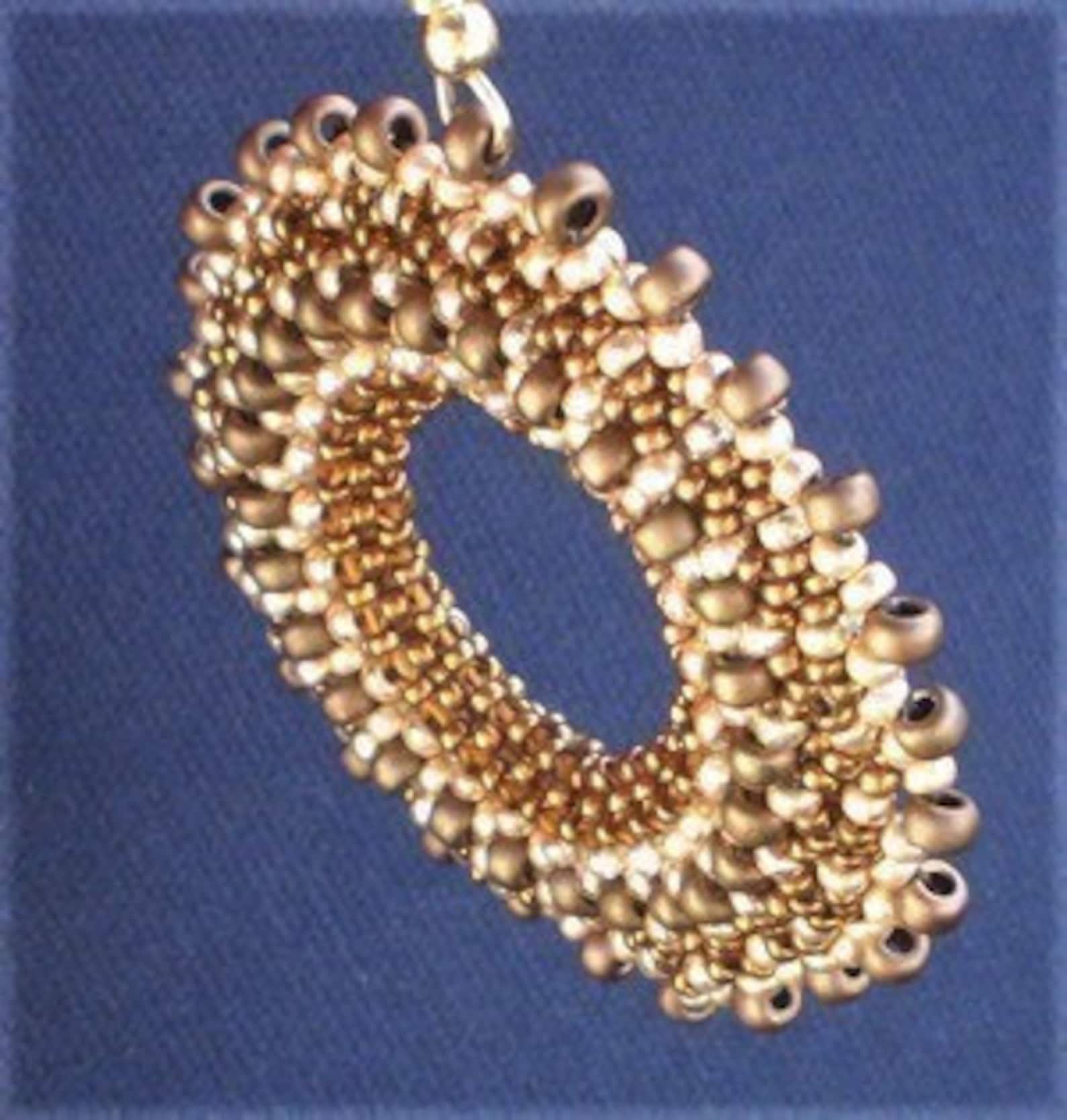 TUTORIAL Wheel Earrings Bead Pattern PDF - Etsy