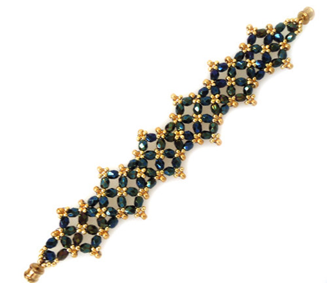 Tutorial Lucie Bracelet - Beading Pattern PDF - Etsy