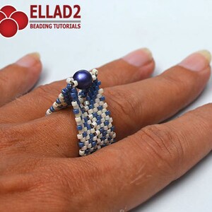Tutorial Eligia Ring - Beading Tutorial,beading Pattern,pdf File, Instant Download,jewelry ...