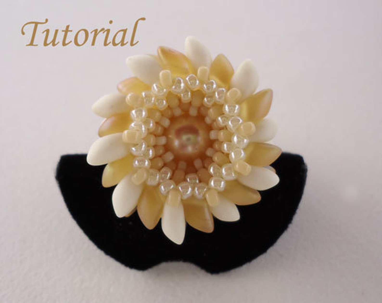Tutorial Magatama Ring Beading Pattern - Etsy