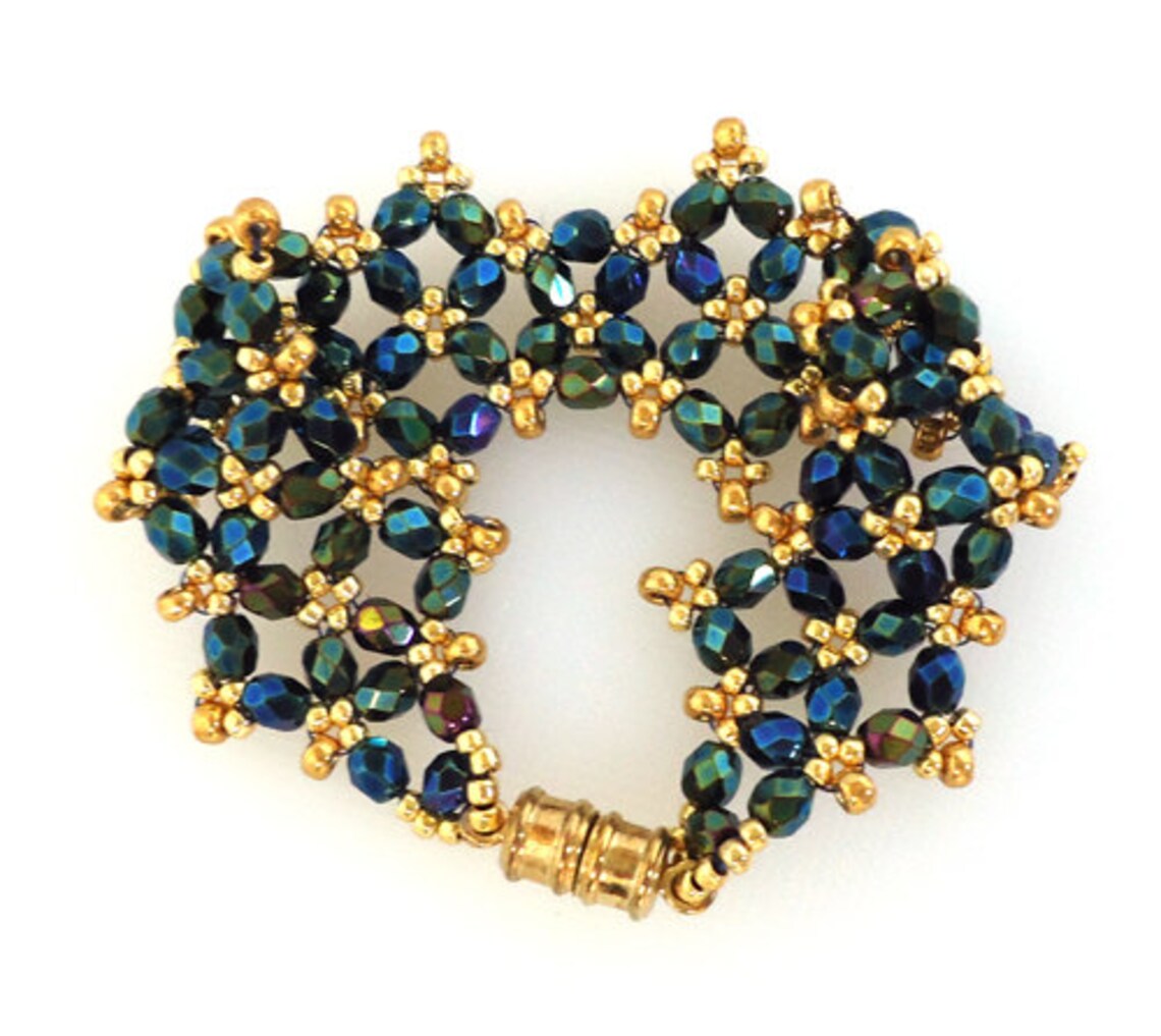 Tutorial Lucie Bracelet - Beading Pattern PDF - Etsy