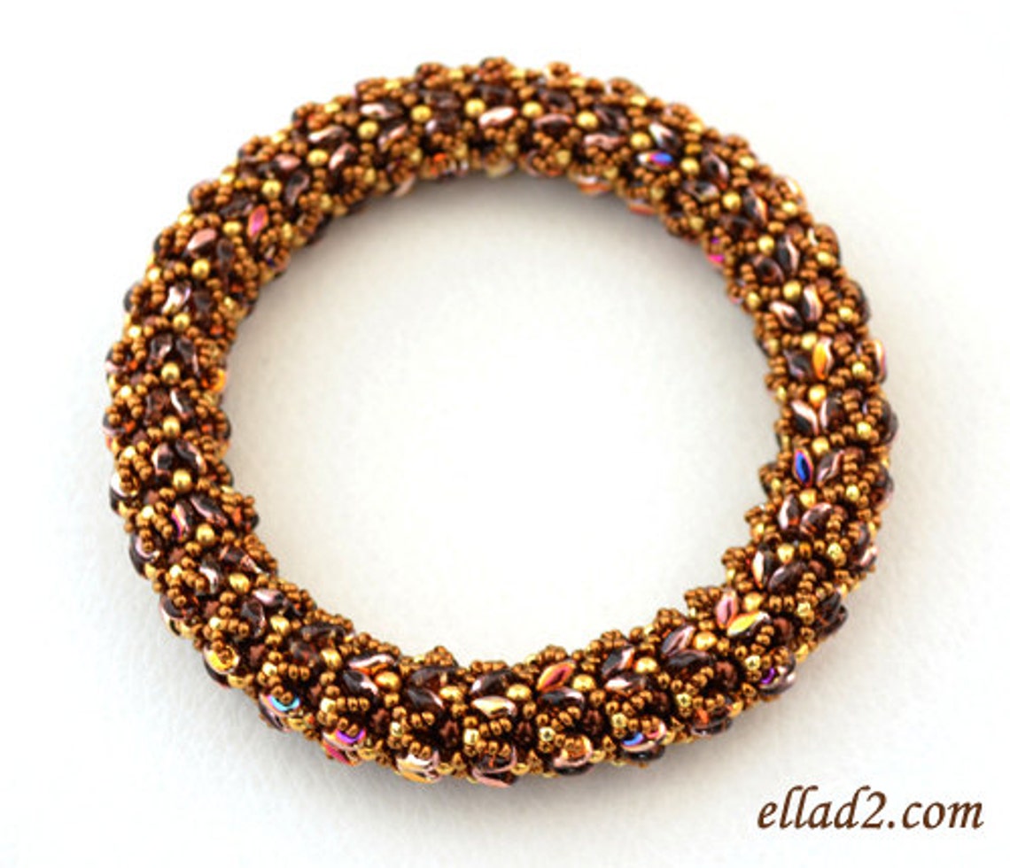 Tutorial Kyra Bangle Beading Pattern PDF - Etsy