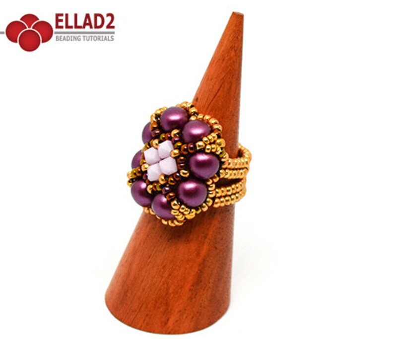 Tutorial Zoya Ring Beading Tutorial Beading Pattern - Etsy