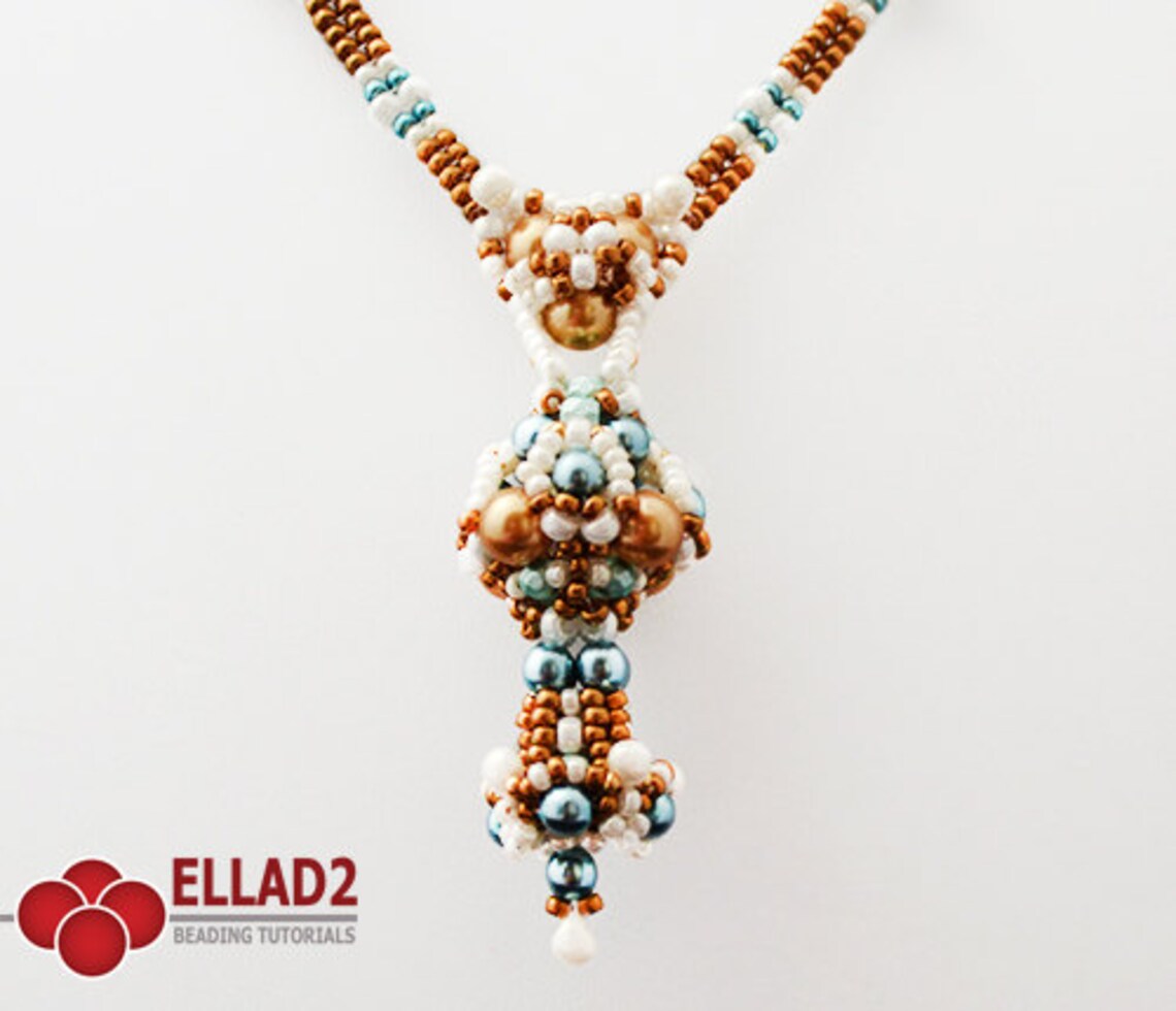 Tutorial Amalia Necklace-beading Tutorial Beading Pattern - Etsy
