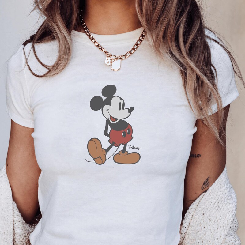 Mickey Mouse Baby Tee Shirt - Etsy