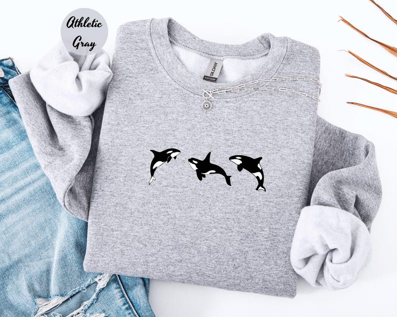Vintage Orca Whale Sweater,women's Whale Sweatshirt,toddler Whale ...