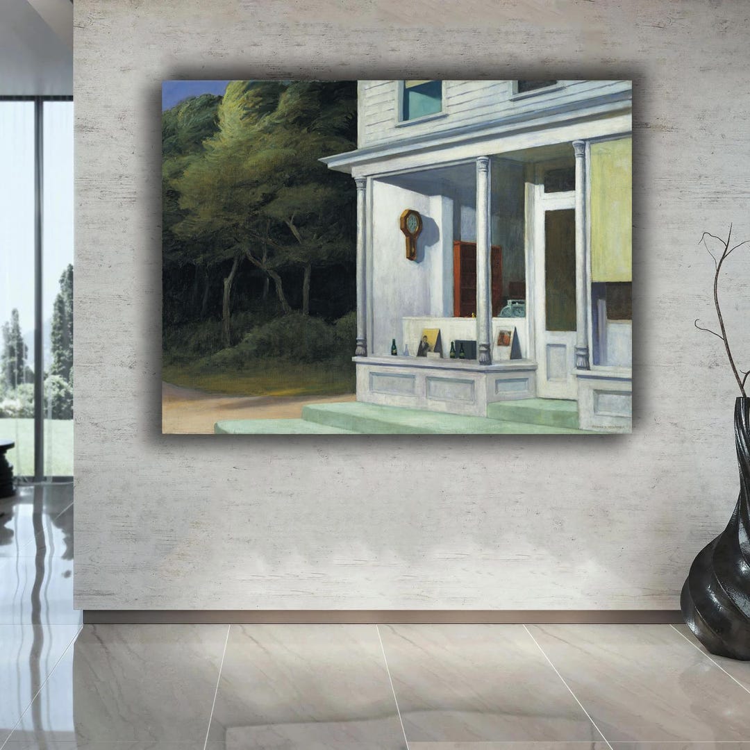 Edward Hopper Seven A.M. Canvas Print: Realism Art Home Decor - Etsy