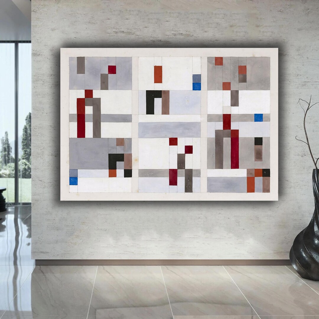 Sophie Taeuber Arp Print: 1928 Modernist Canvas Wall Art - Etsy