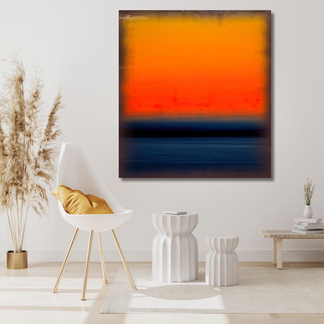 Mark Rothko Reproduction: Abstract Canvas Wall Art - Etsy
