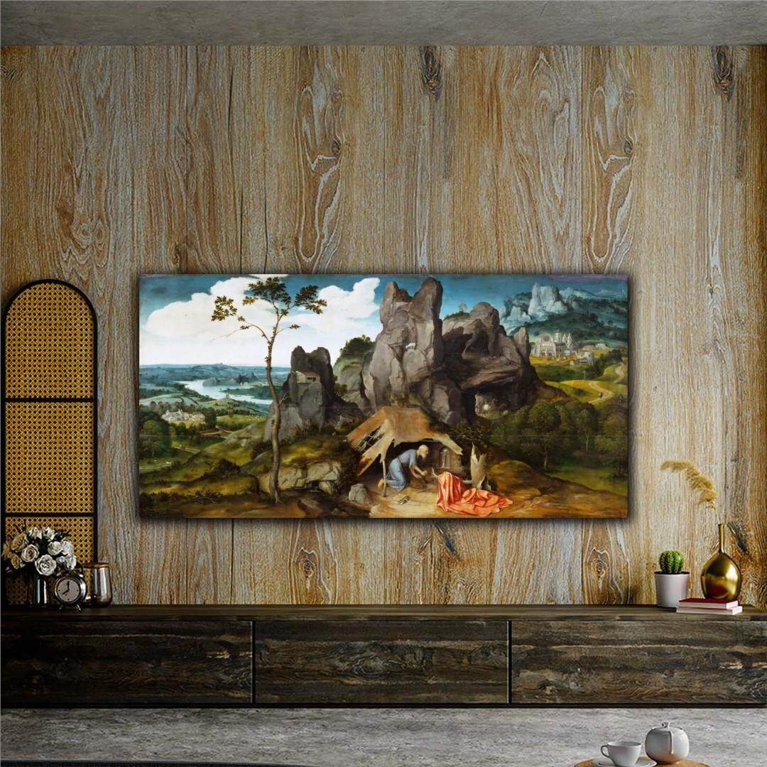 Joachim Patinir Landscape Art Print | Renaissance Sacred Landscape ...
