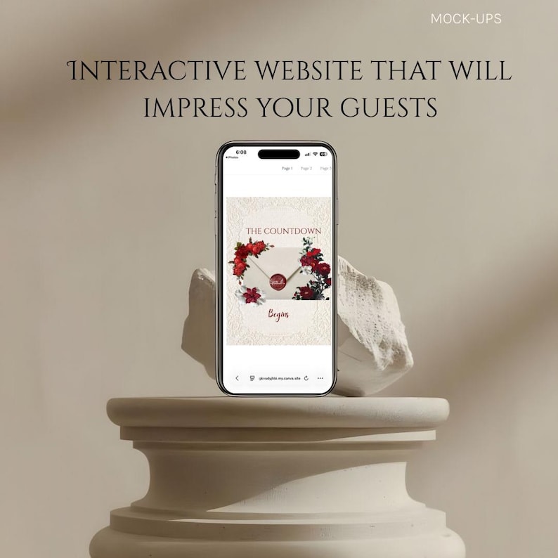 Indian Wedding Website Template | Animated, RSVP & Countdown (canva) - Etsy