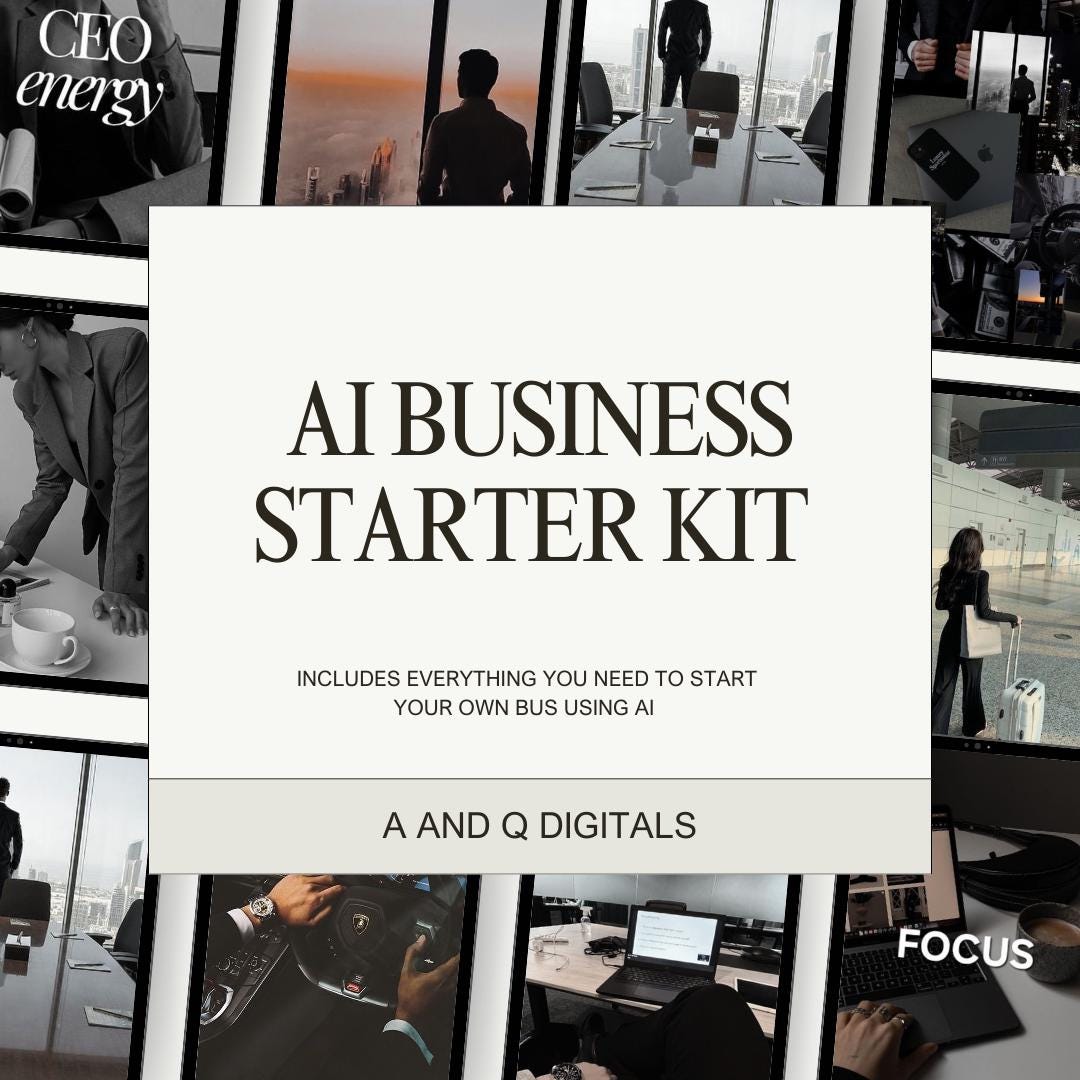 Ai Business Starter Kit Ai Tools Marketing Strategies Small Business ...