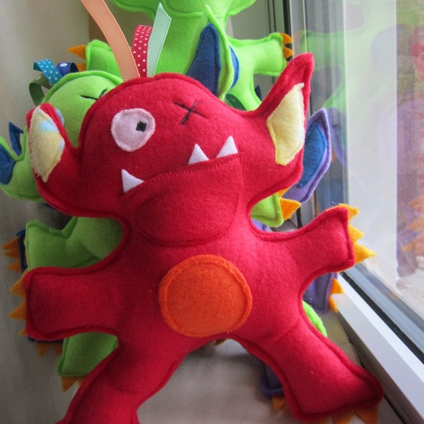 Tooth Monster Pillow - Etsy