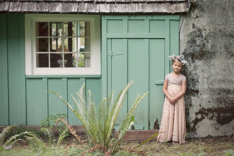 Girls Long Ruffle Convertible Wrap Dressoctopus Infinity | Etsy