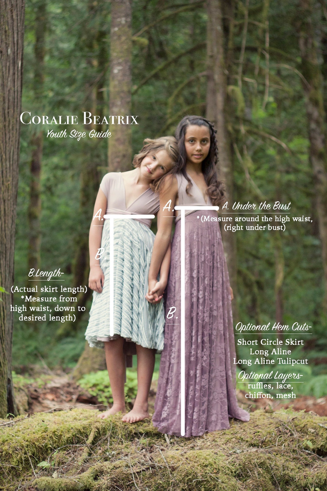 Girl's Long Velvet Multiway Infinity Dress 20 Colors - Etsy