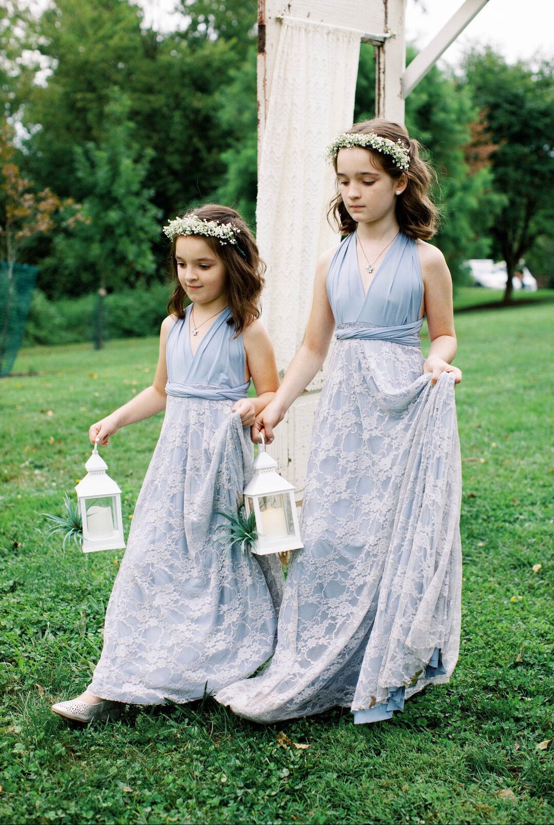 Earthy Vintage Style Lace Long Infinity Convertible Wrap Twirl - Etsy