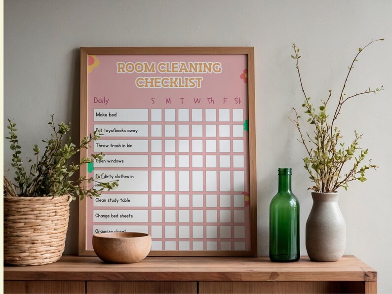 Kid Routine Chart Printable| Daily Schedule & Behavior Planner|morning ...