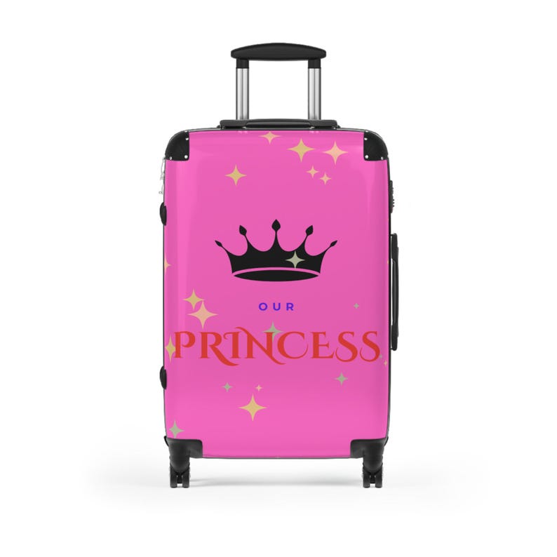 Princess Crown Kids Suitcase: Personalized Carry-on Baggage - Etsy UK