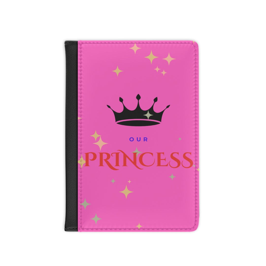 Our Princess Pink Passport Cover | Travel Gift for Her | Cute Passport ...