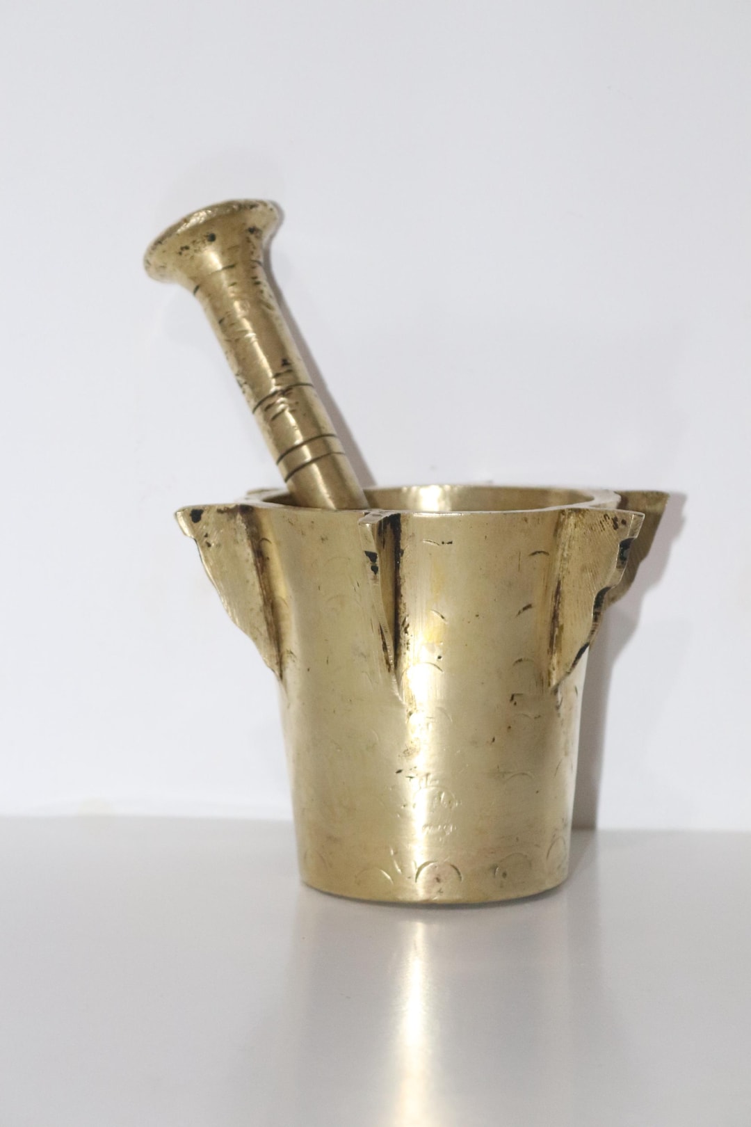Antique Tuareg Brass Mortar From Morocco, Mehraz Tuareg Vintage Decor ...