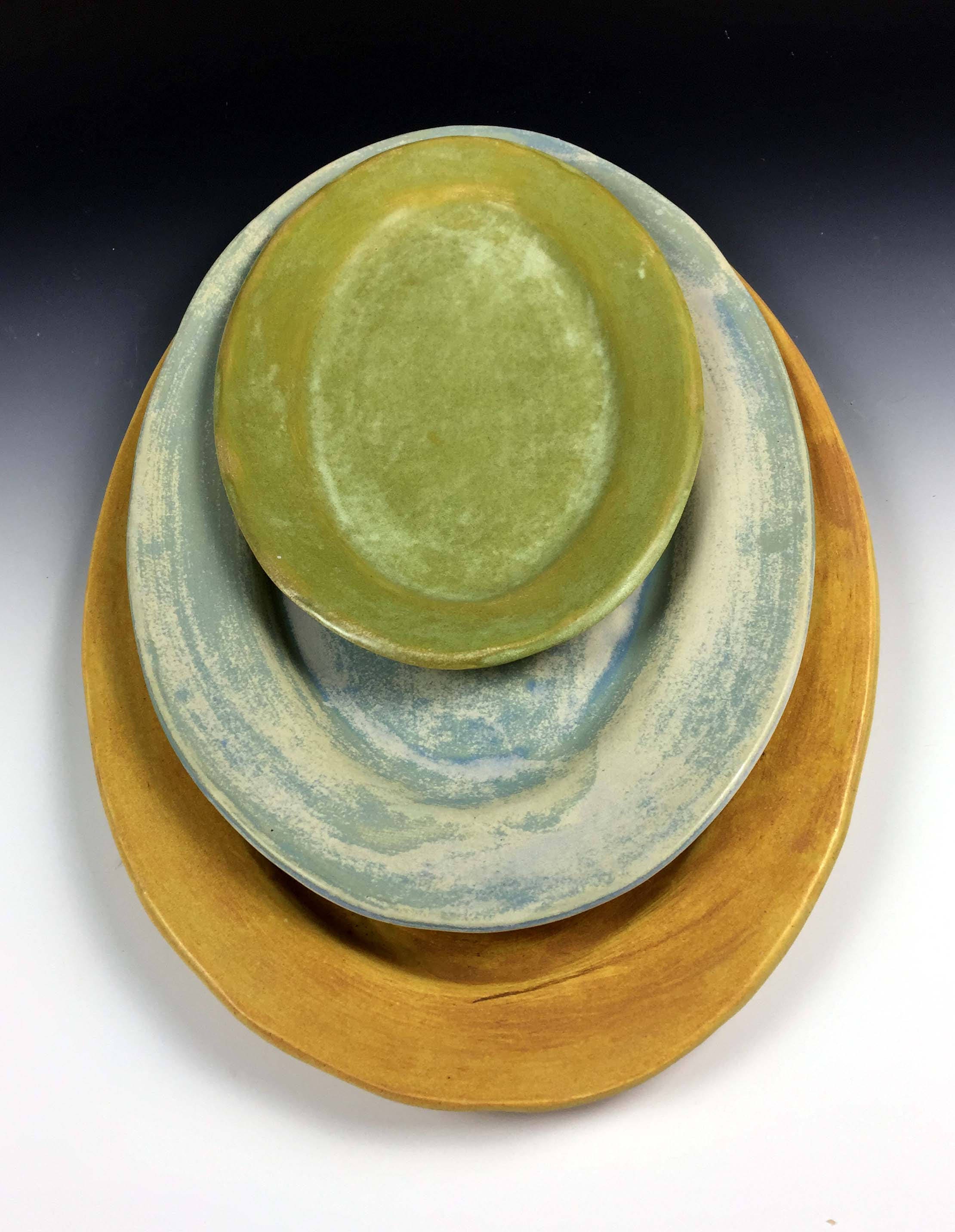 New Matte Colors stacking platters. | Etsy