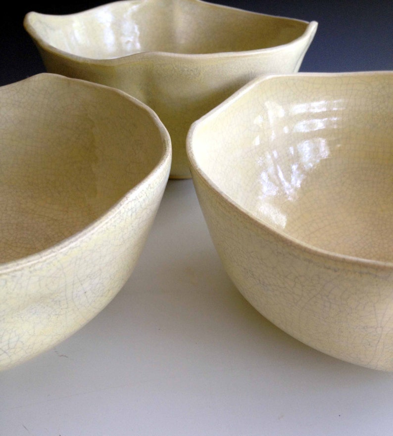 READY TO SHIP Set of Six Altered Soup/cereal Bowl Stoneware - Etsy