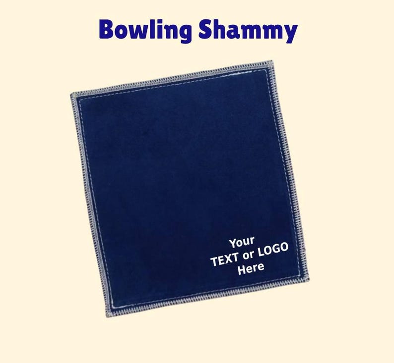 Custom Leather Bowling Shammy, Personalized Ball Cleaner, Grip Enhancer ...