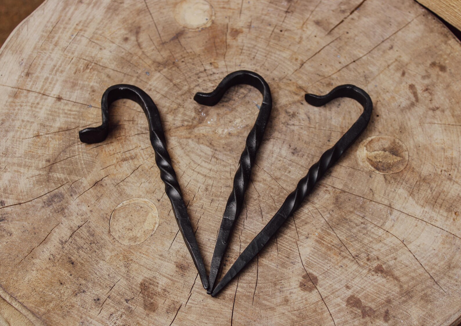 Ground Hooks Tent Pegs Hand-forged | Tent Pegs Metal, Sturdy Tent Pegs ...