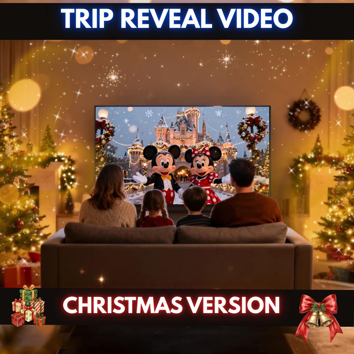 Personalized Surprise Trip Reveal Video, Custom Message From Mickey and ...