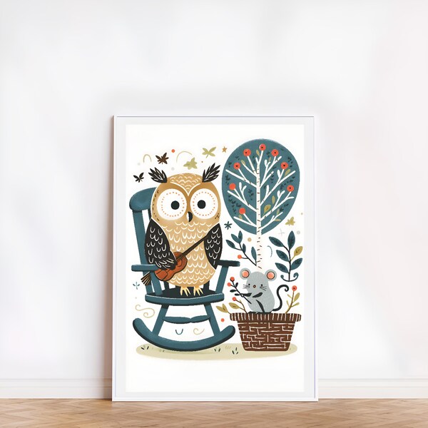 Owl Rocking Chair - Etsy