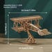 3D Wooden Puzzle, Handmade Biplane Model Kit, Birthday and Christmas ...