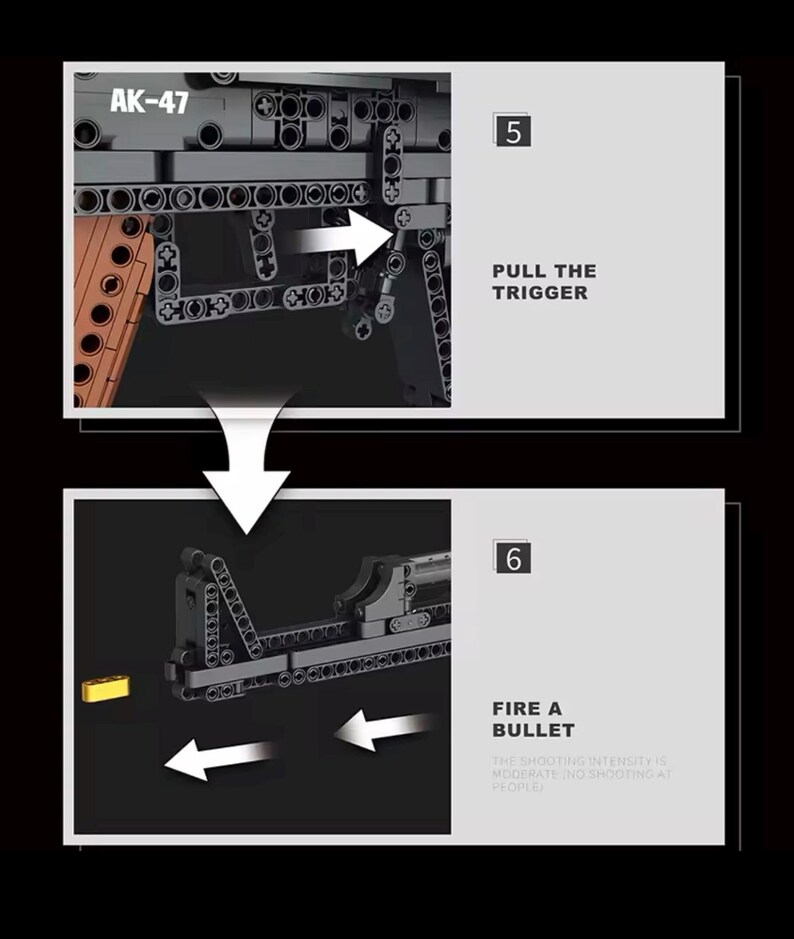 AK47 Assault Rifle Building Blocks - Etsy